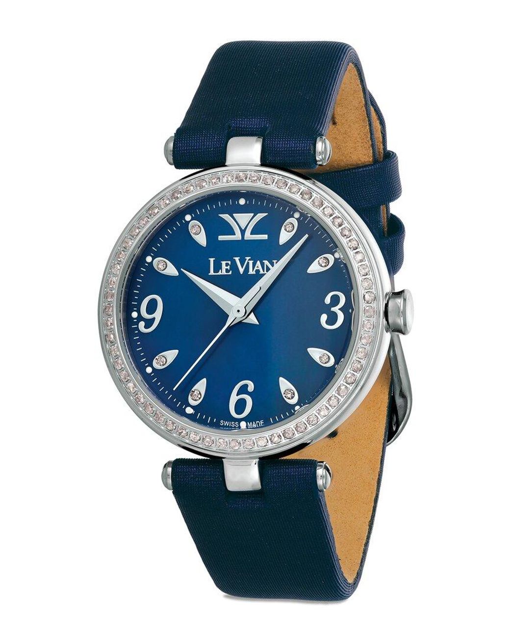 Le Vian Le Vian Ronda Diamond Watch in Blue | Lyst