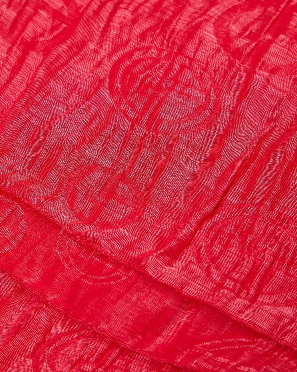 Giorgio Armani Froissé Jacquard Silk Stole in Red | Lyst