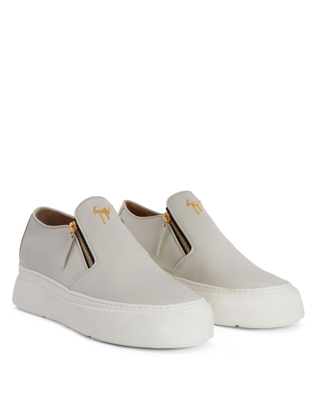 Giuseppe Zanotti Gz Mike Zip in Grey for Men | Lyst UK