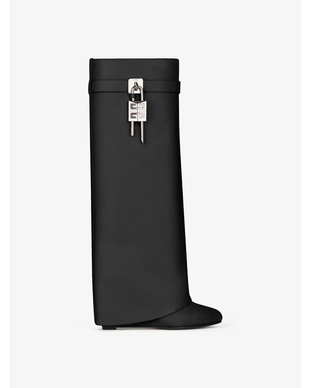 Givenchy Shark Lock Boots in Black | Lyst