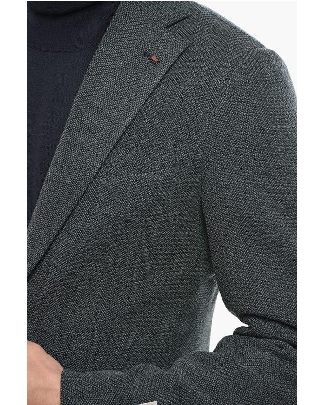 Corneliani Cc Collection Virgin Wool Jacket With Two Vents And Classic ...