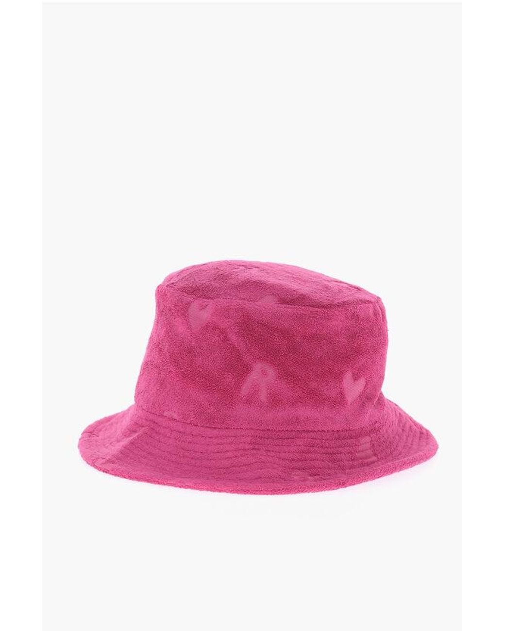 ROTATE BIRGER CHRISTENSEN Solid Color Terry-Cotton Bianca Bucket Hat in ...