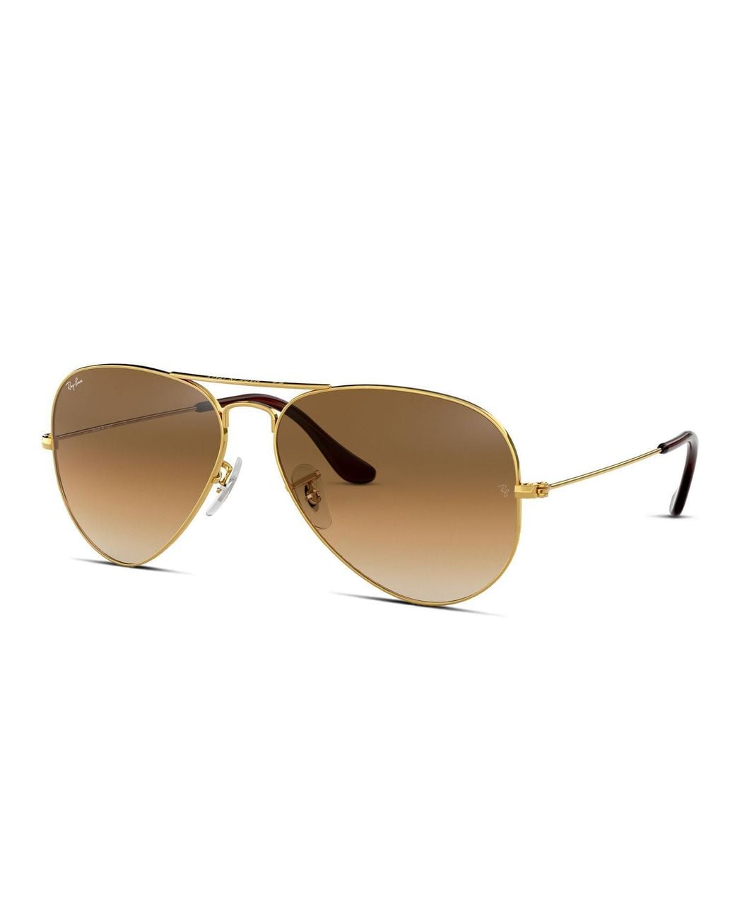 Ray-Ban Rb3025 Aviator Large Metal in Black for Men | Lyst