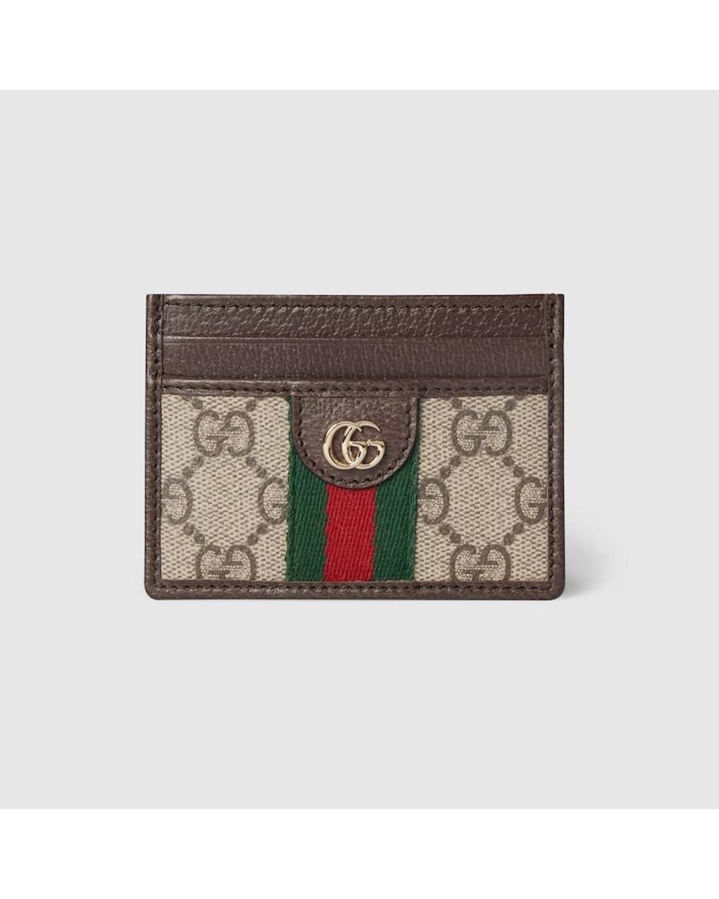 Gucci Ophidia Card Case, Gg Canvas | Lyst