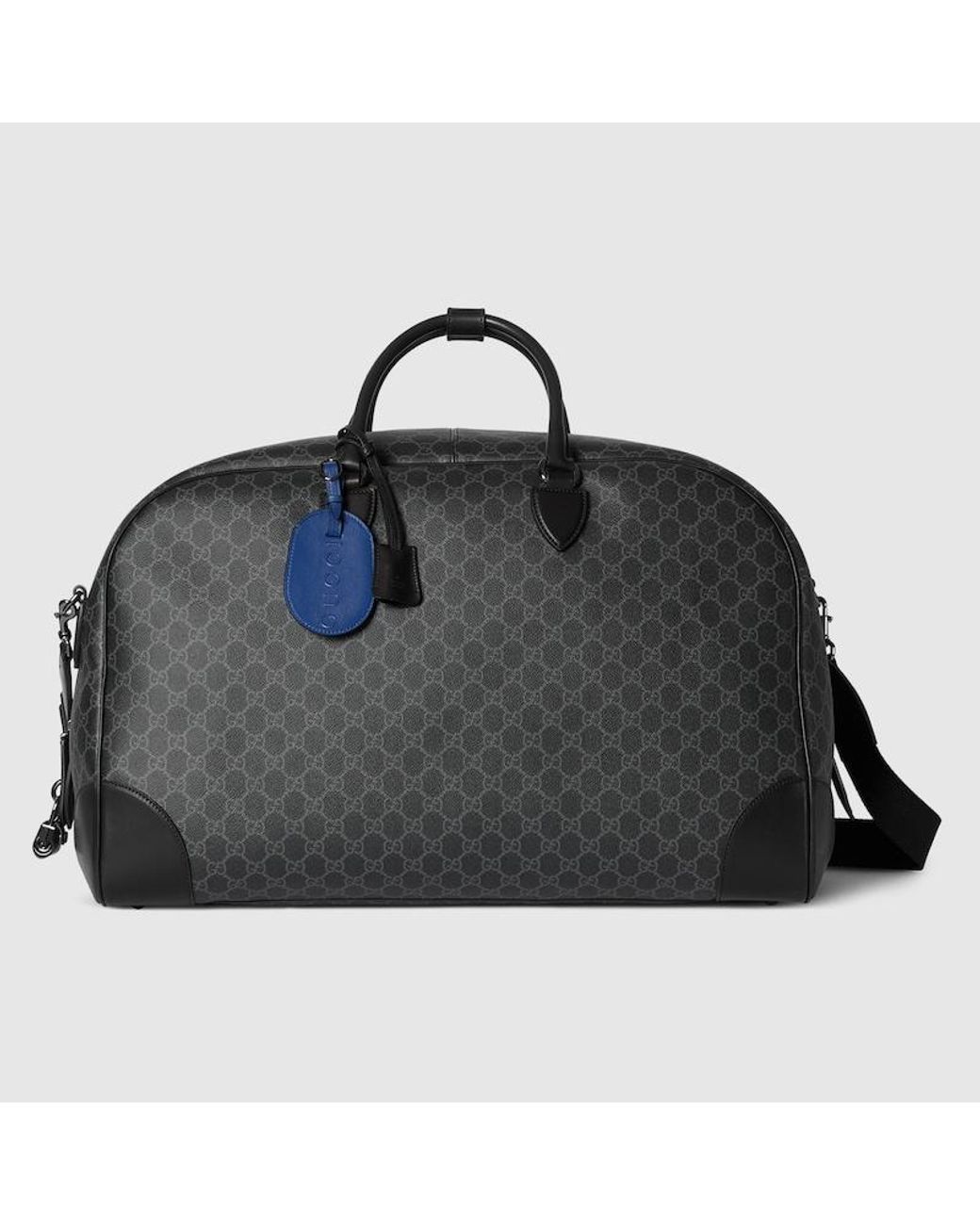 Gucci Gg Emblem Large Duffle Bag, Gg Canvas in Black for Men | Lyst