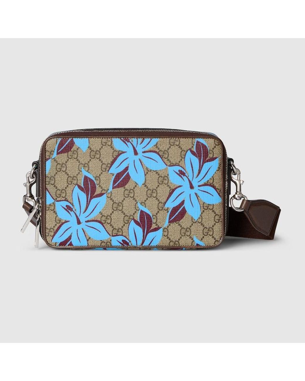 Gucci Gg Printed Mini Bag, Gg Canvas in Blue for Men | Lyst