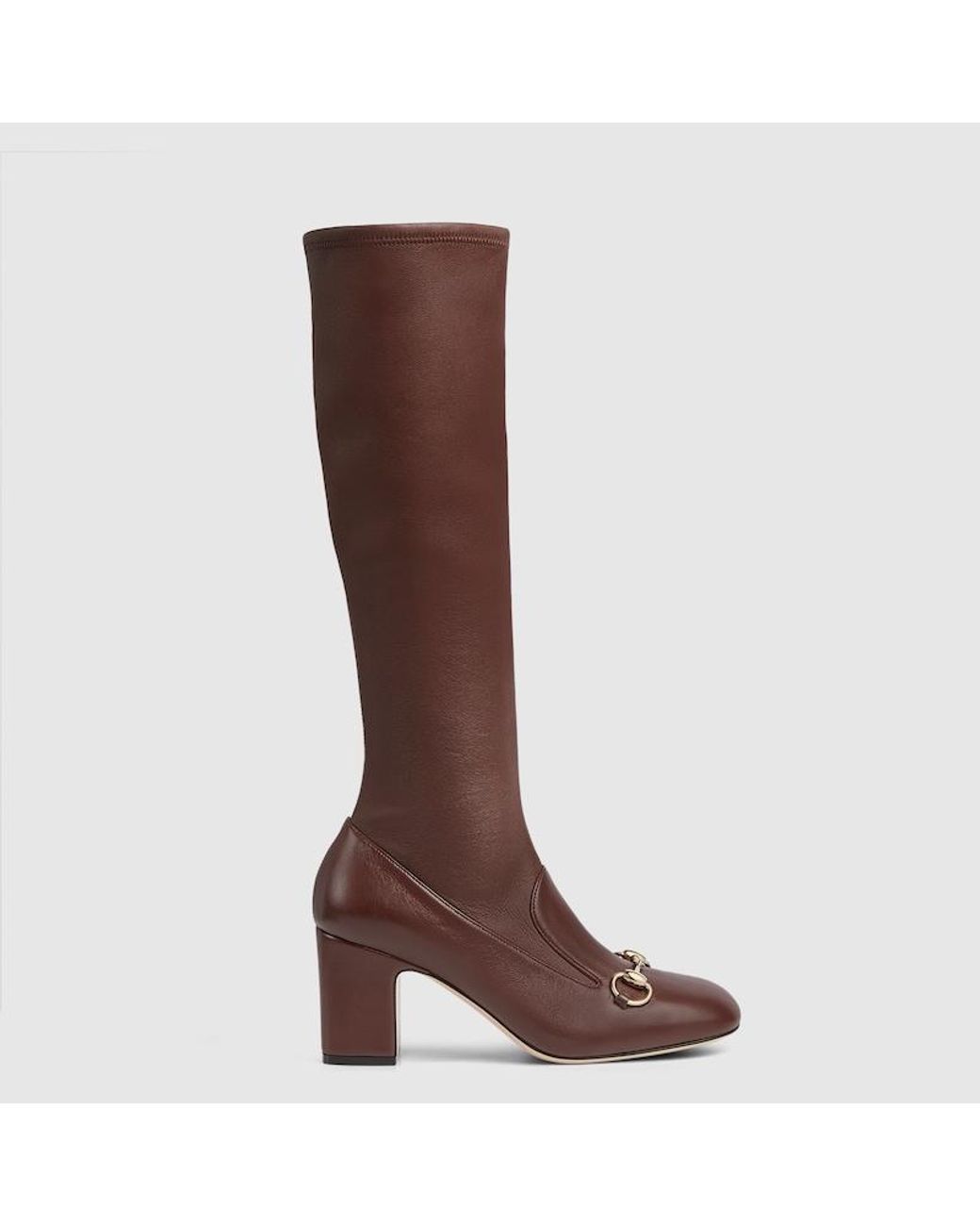 Gucci Horsebit Boot, , Leather in Brown | Lyst