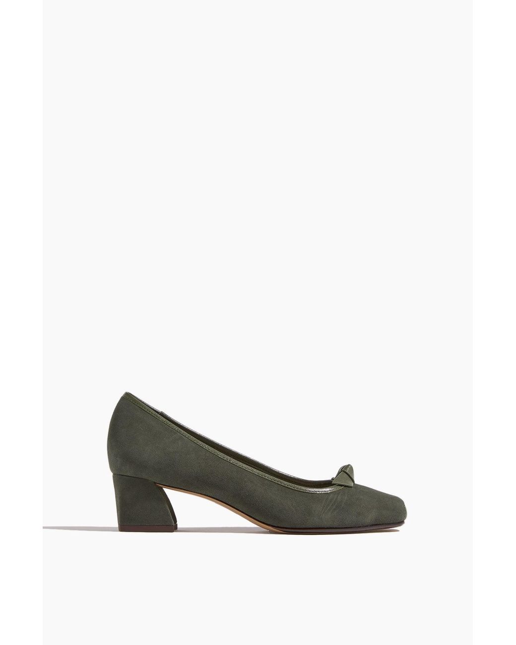 Alexandre Birman Clarita Square Pump 45 in Green | Lyst