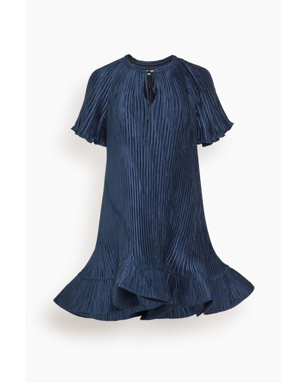 Jonathan Simkhai Venus Mini Dress in Blue | Lyst