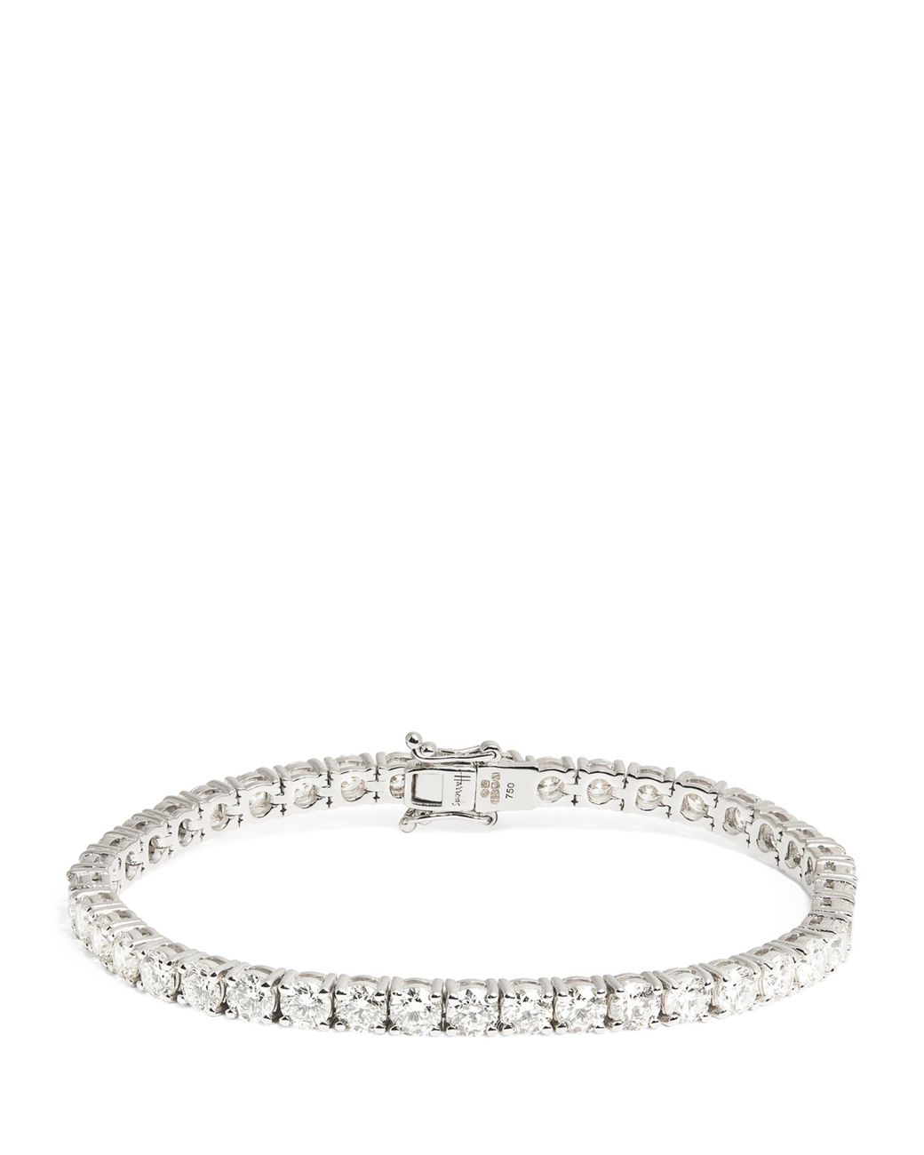 Harrods And Diamond Tennis Bracelet in White | Lyst