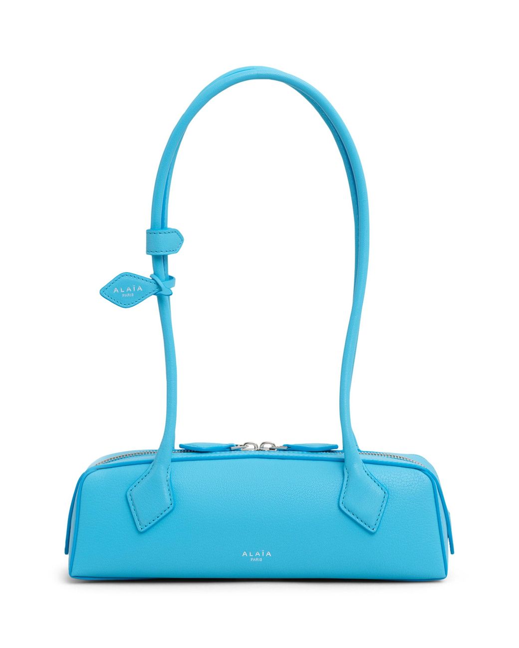 Alaïa Small Leather Le Teckel Shoulder Bag in Blue | Lyst