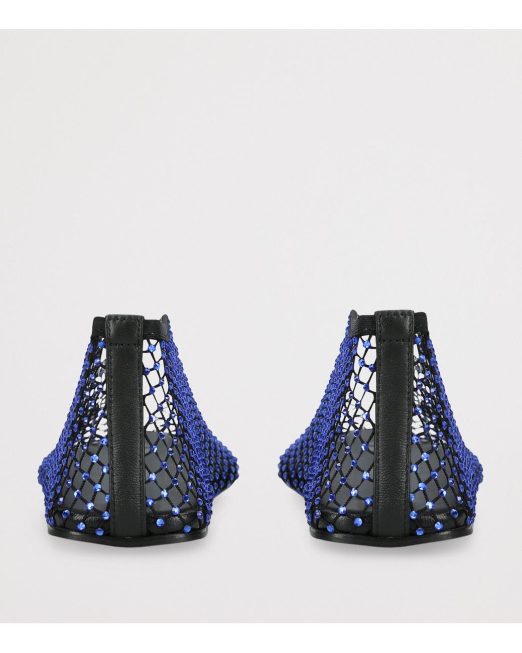 Christopher Esber Mesh Embellished Minette Ballet Flats in Blue | Lyst UK