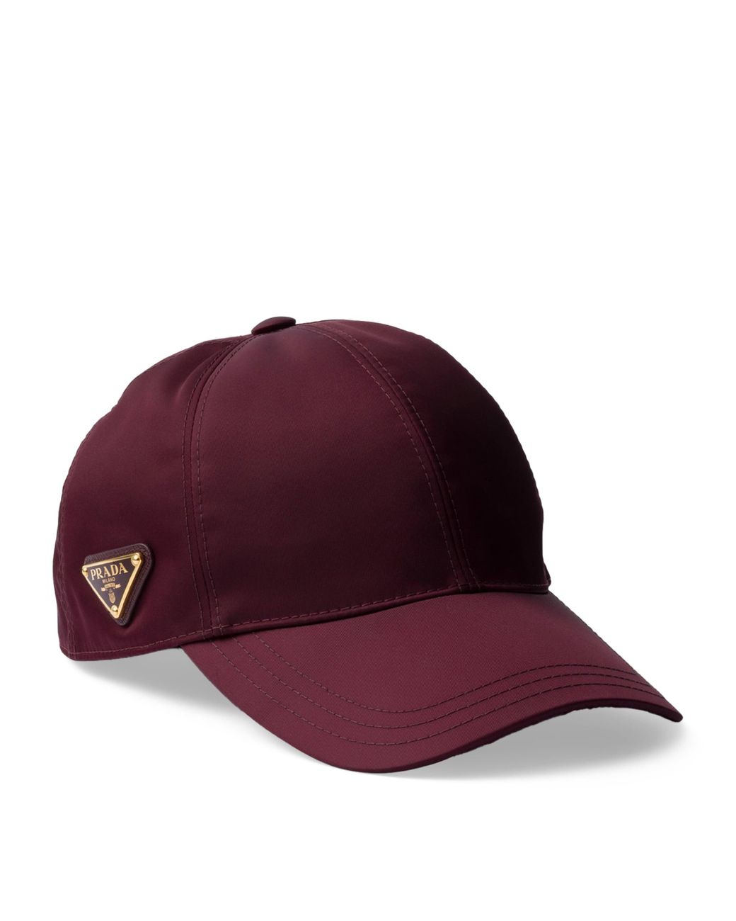 Prada Re-Nylon Baseball Cap in Red | Lyst UK