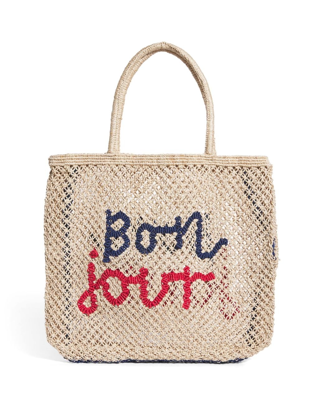 The Jacksons Large Bonjour Tote Bag in Pink | Lyst