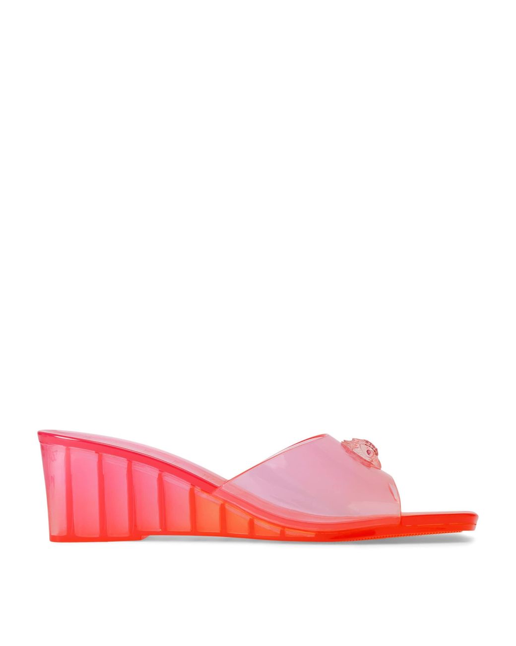 Kurt Geiger Maddison Wedge Mules in Pink | Lyst