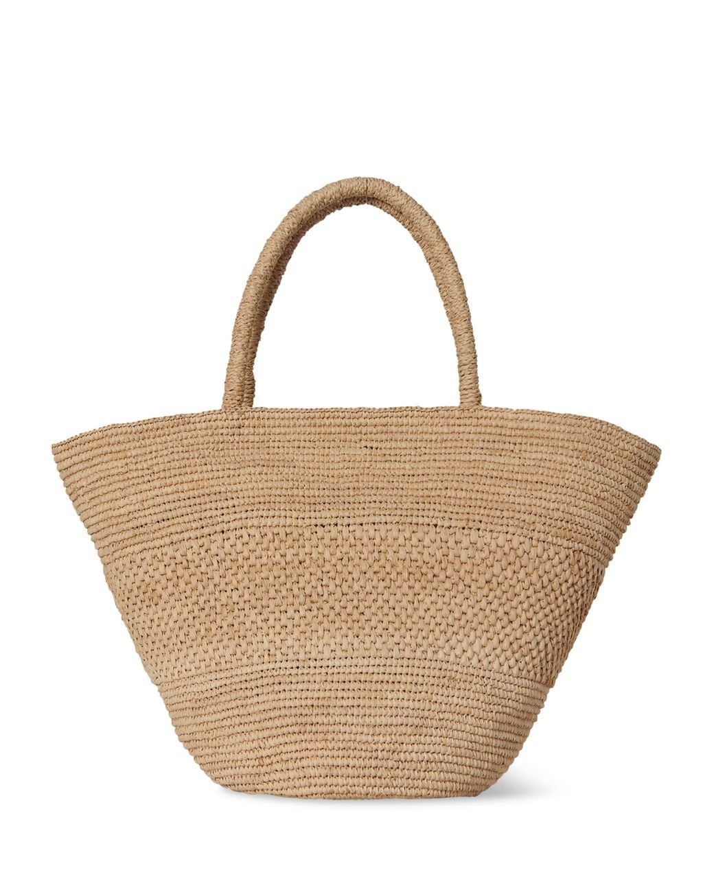 The Row Emilie Raffia Tote Bag in Natural | Lyst