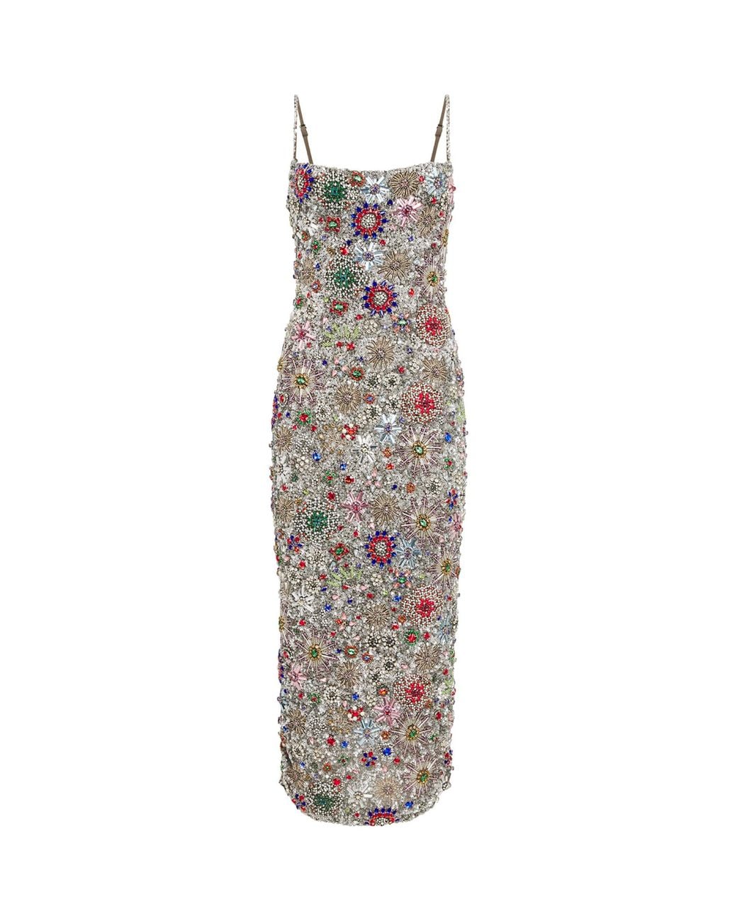Rachel Gilbert Sequinned Kori Dress in White | Lyst UK