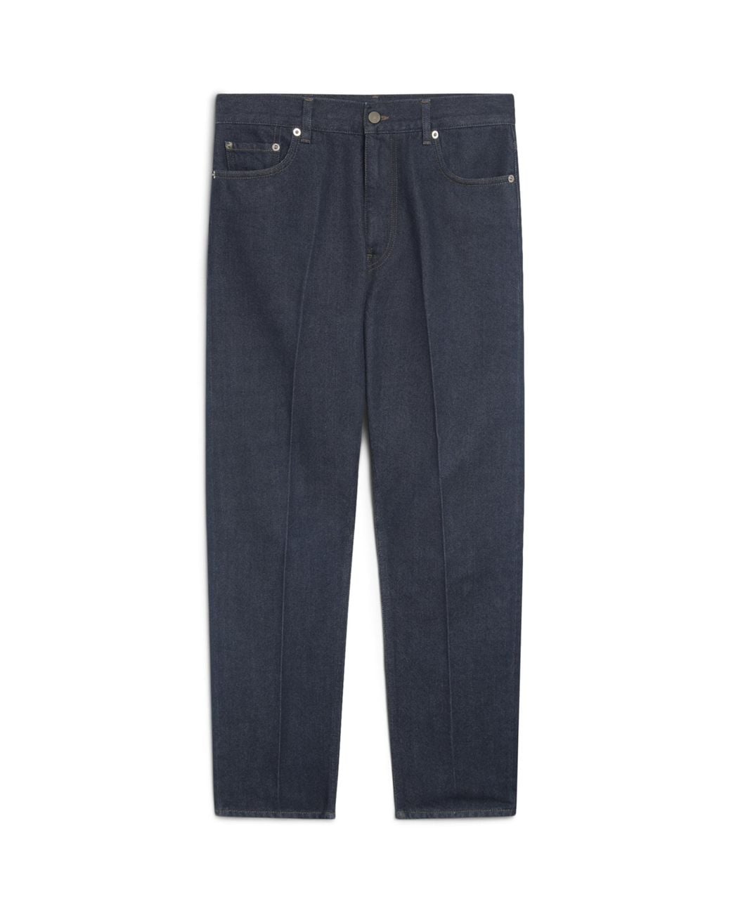 dunhill Cotton-Silk Straight Jeans in Blue for Men | Lyst UK