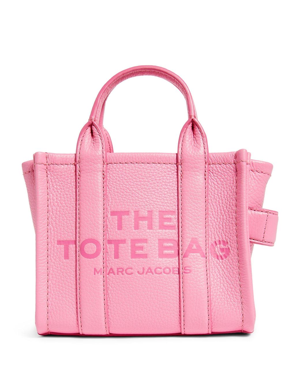Marc Jacobs The Micro Leather The Tote Bag in Pink | Lyst
