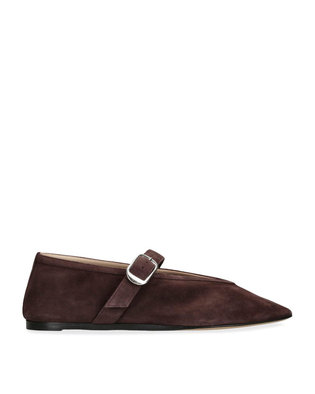 Le Monde Beryl Suede Stella Flats in Brown | Lyst