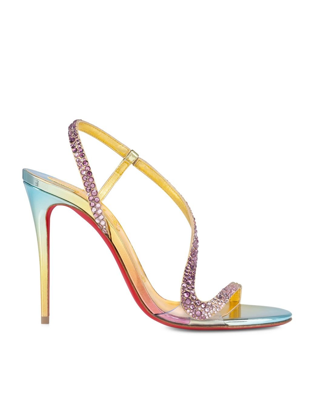Christian Louboutin Rosalie Strass Boreal Embellished Sandals 100 in ...