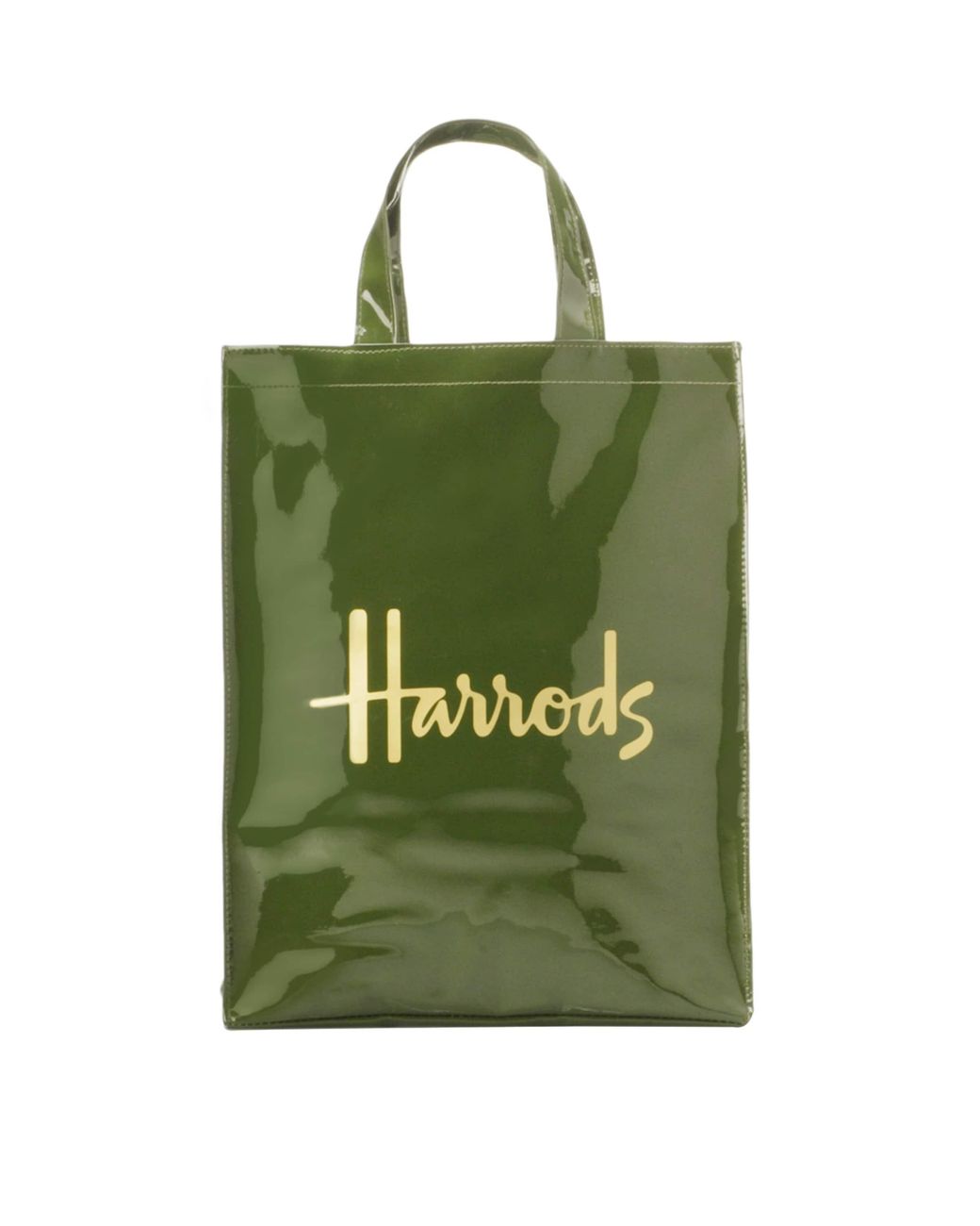 Harrods Medium Logo Shopper Bag in Green | Lyst