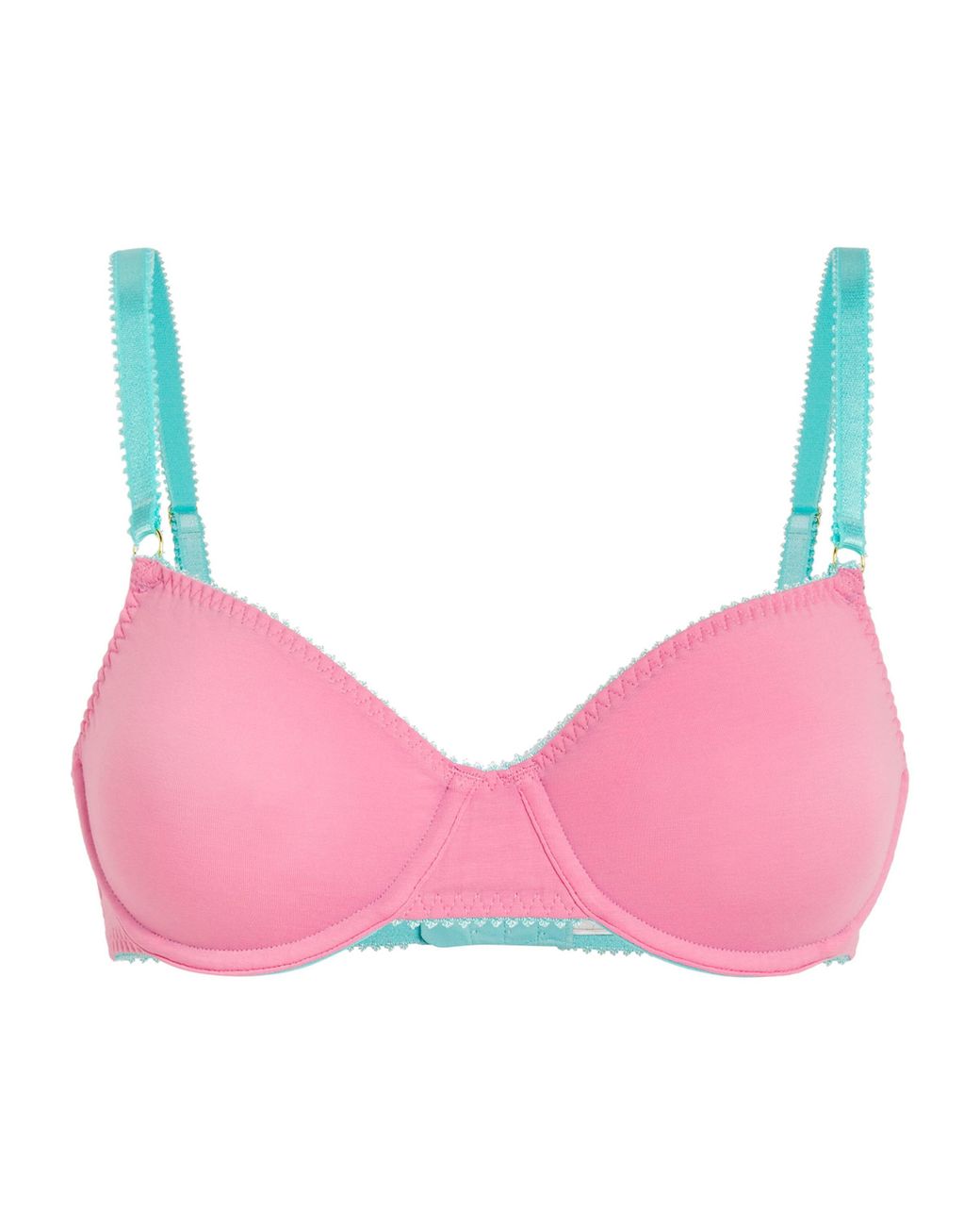 Dora Larsen Organic Cotton Blend Lana Underwire Bra in Pink | Lyst