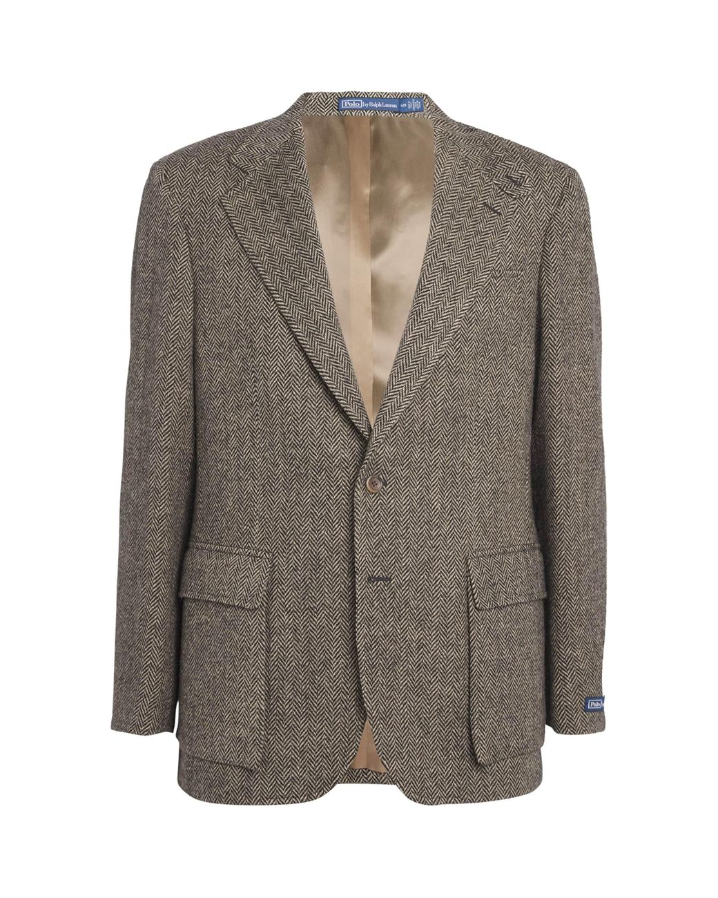 Polo Ralph Lauren Wool Herringbone Tweed Blazer in Brown for Men | Lyst