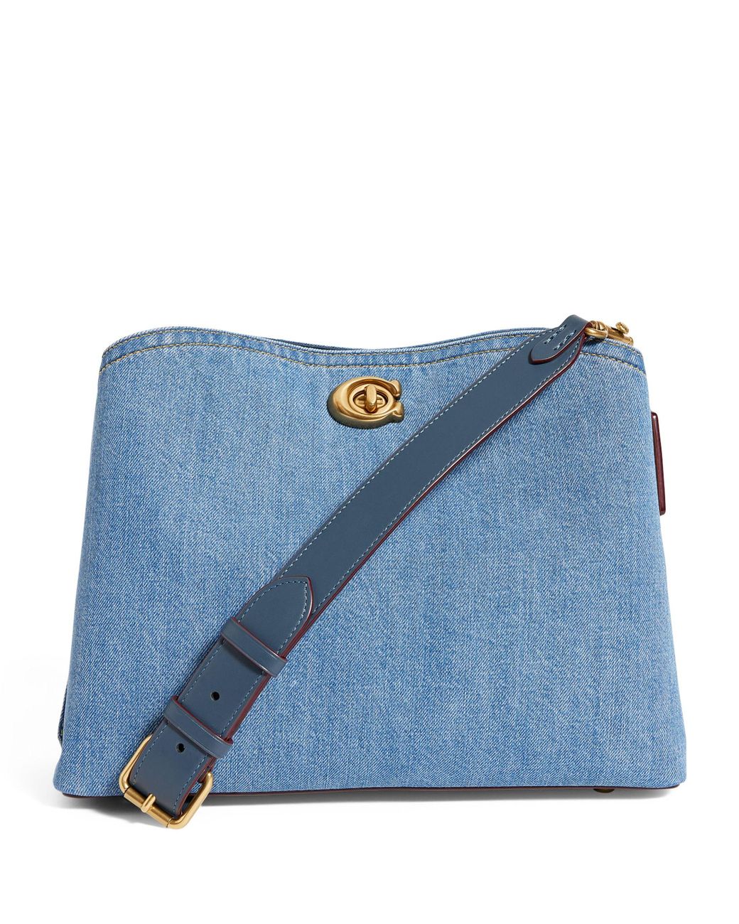 COACH Denim Willow Shoulder Bag in Blue | Lyst
