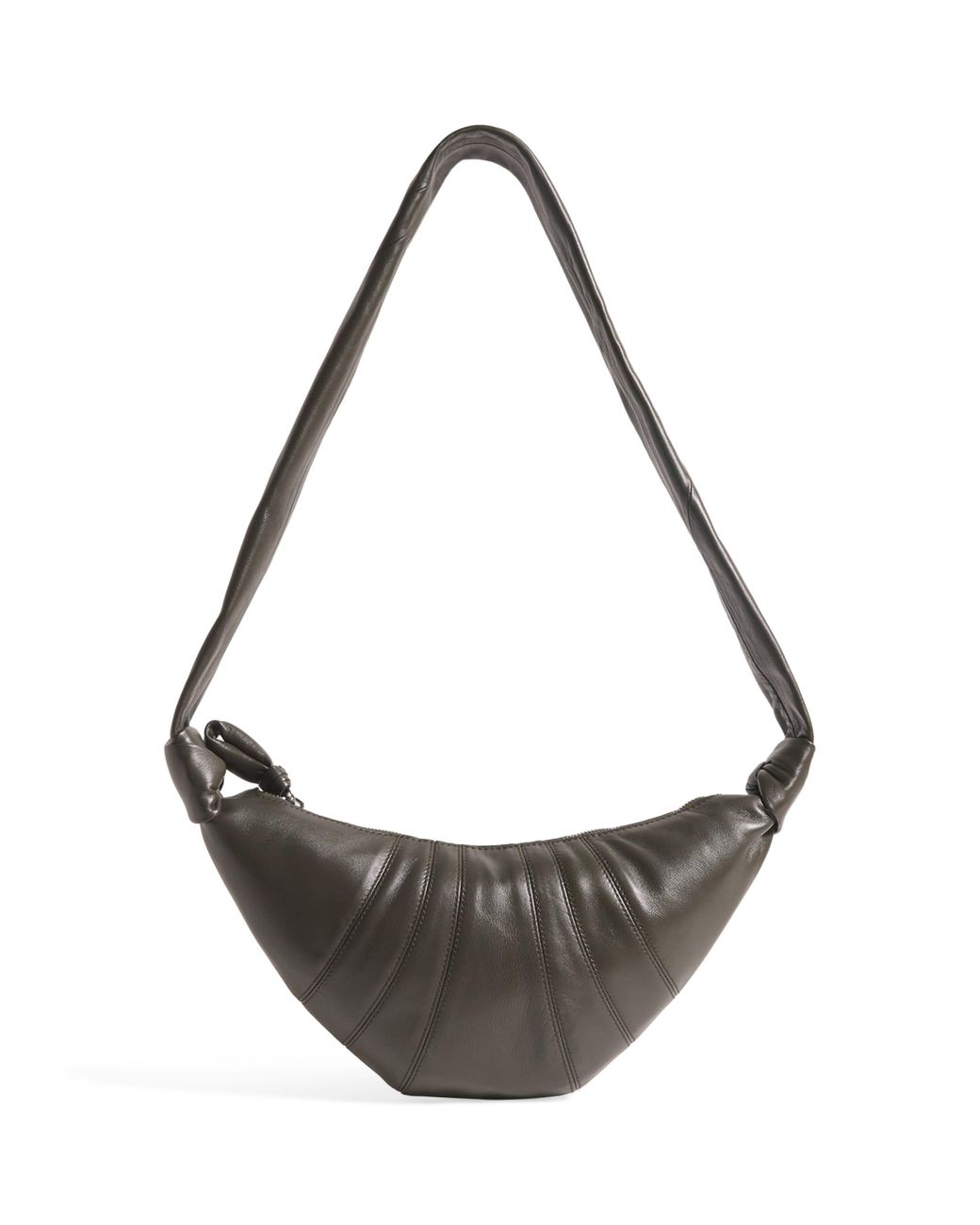 Lemaire Small Nappa Leather Croissant Bag in Metallic | Lyst