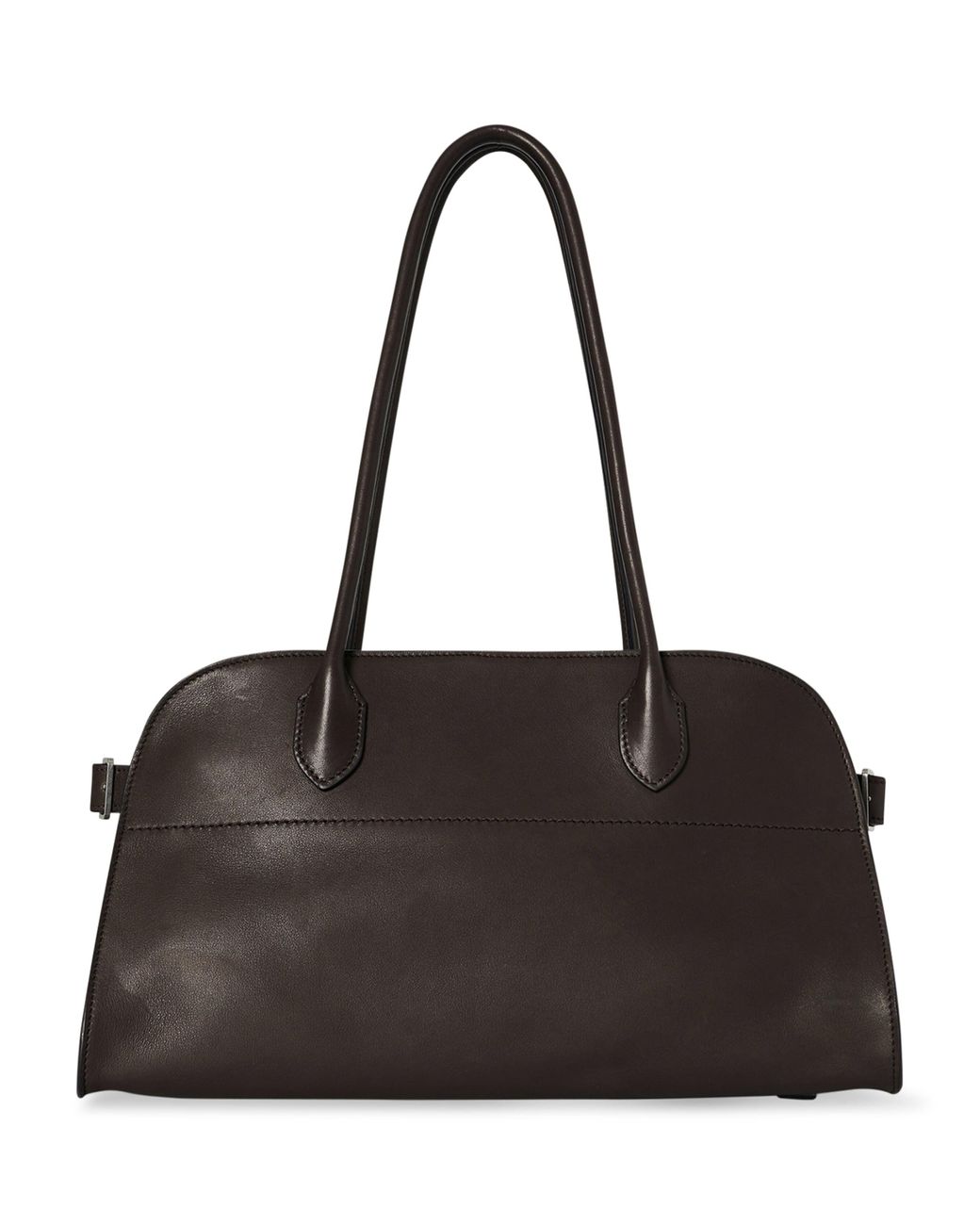 The Row Margaux Shoulder 12 Leather Top-Handle Bag in Black | Lyst