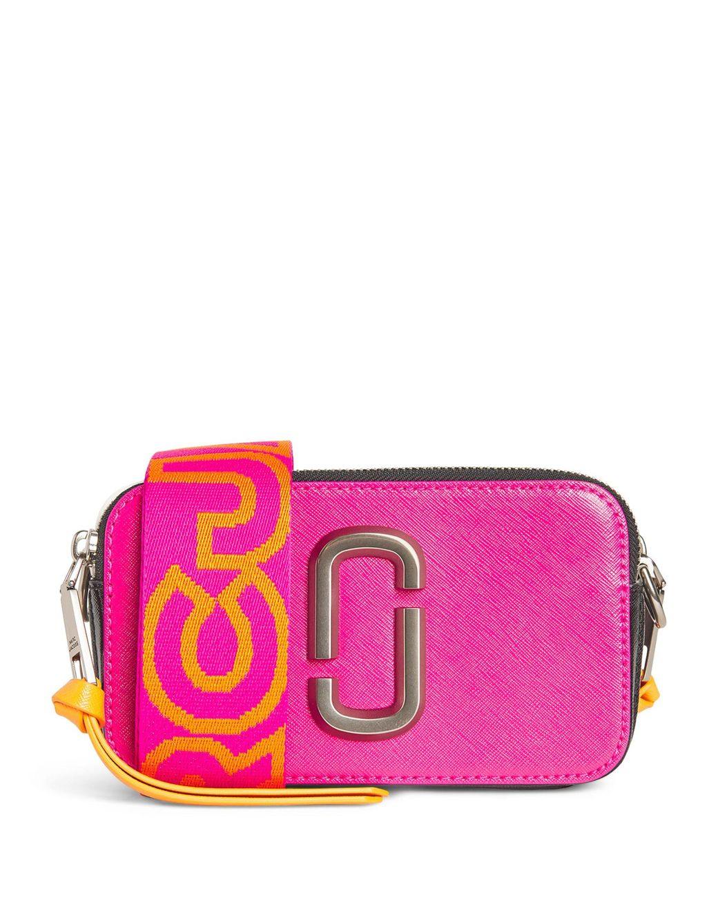 Marc Jacobs The Leather Snapshot Camera Cross-body Bag in Pink | Lyst