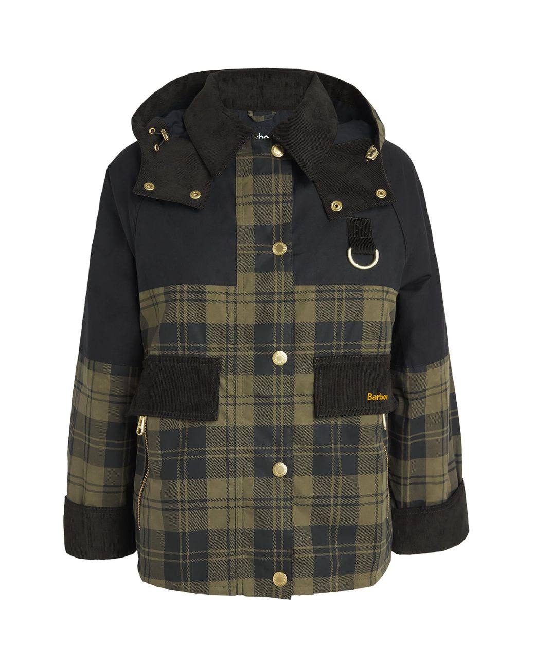 Barbour Elaine Showerproof Jacket in Black | Lyst