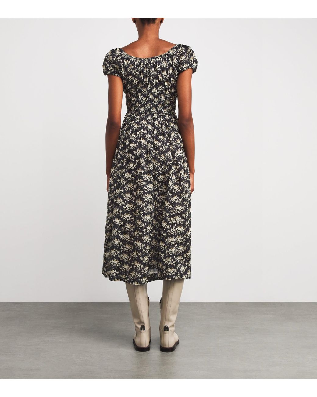 Doen Organic Cotton Quinley Midi Dress | Lyst