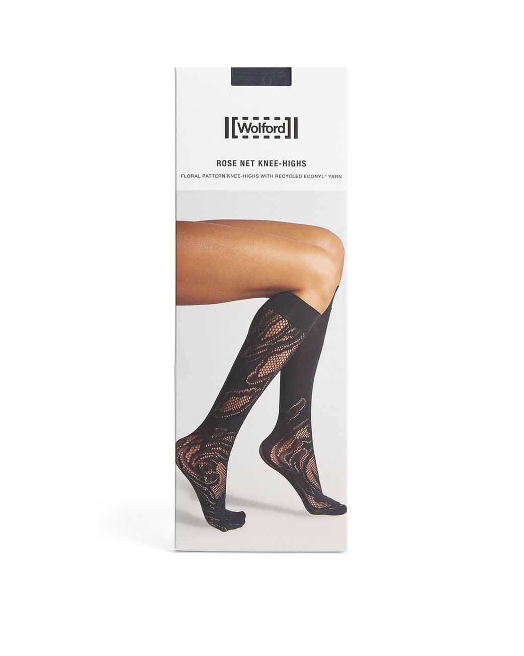 Wolford Net Rose Knee-High Socks in White | Lyst UK