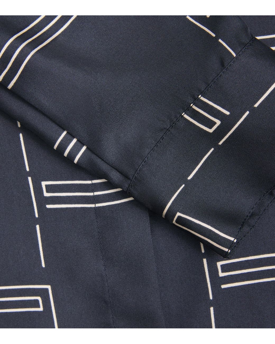 Matteau Silk Twill Shirt in Blue | Lyst