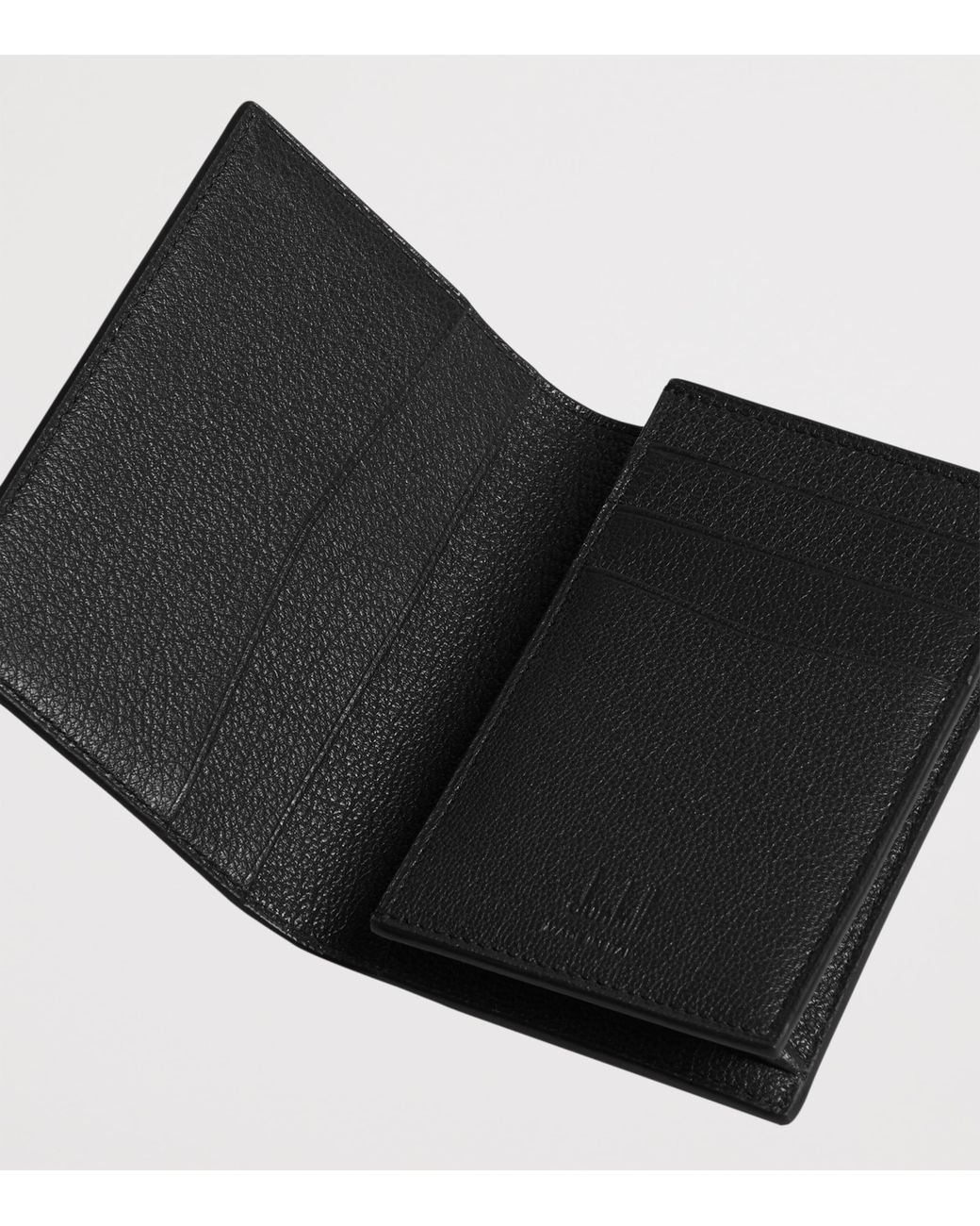 dunhill Goatskin Duke Fine Business Card Case in Black for Men | Lyst