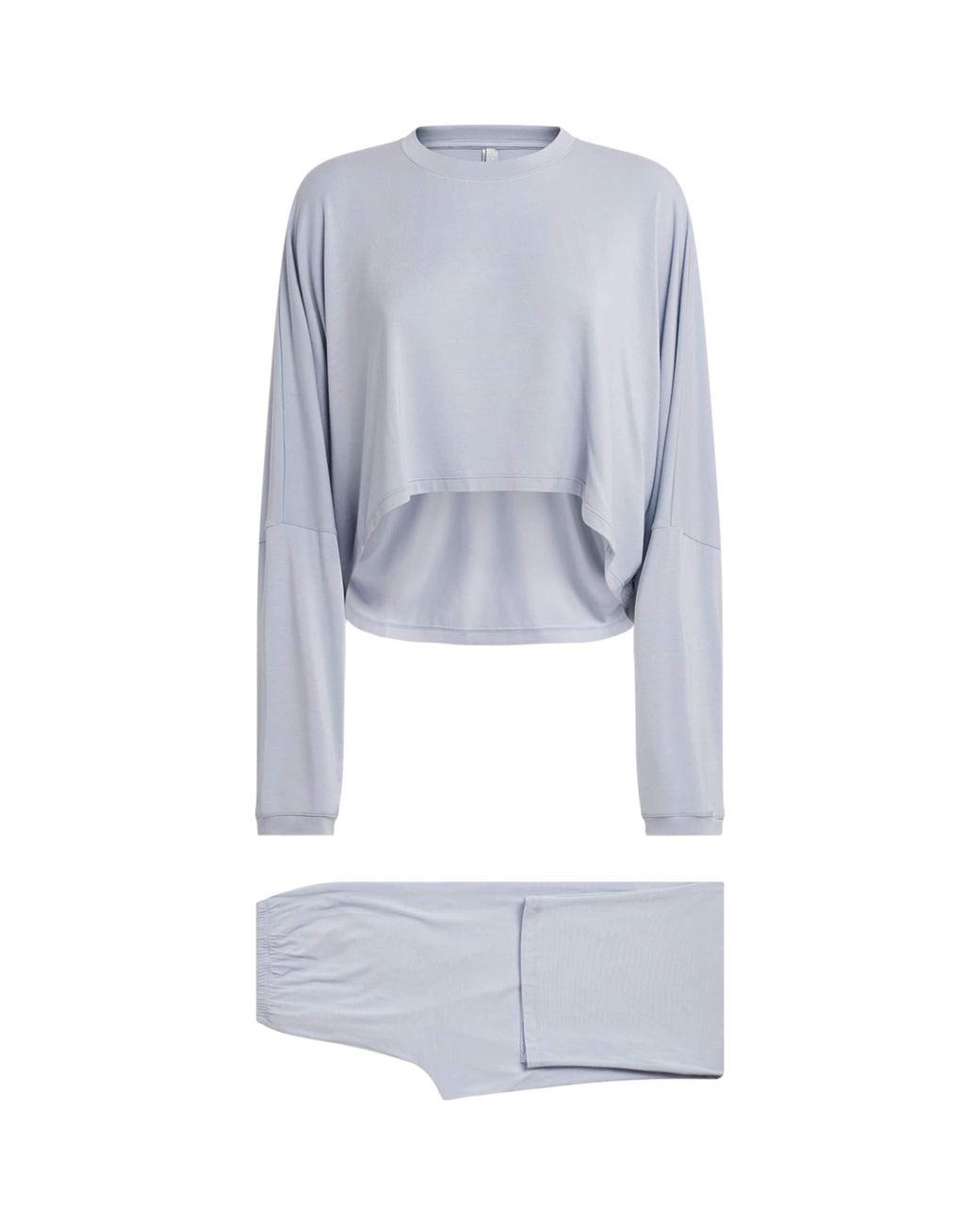 Skims Modal-Blend Henley Pyjama Set in Blue | Lyst UK
