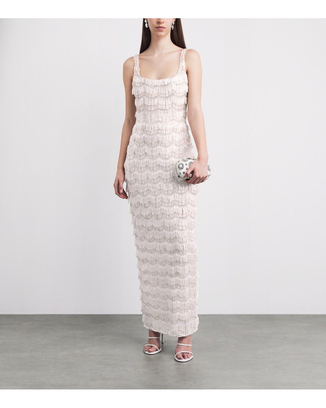 Rachel Gilbert Embellished Sadie Gown in White | Lyst UK