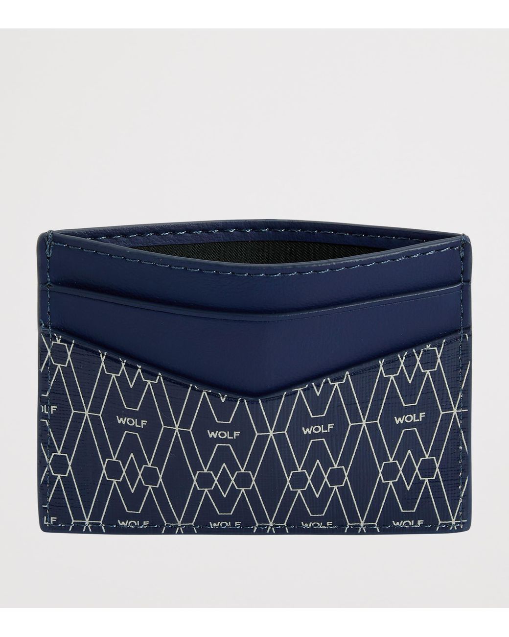 Wolf Signature Card Holder in Blue | Lyst