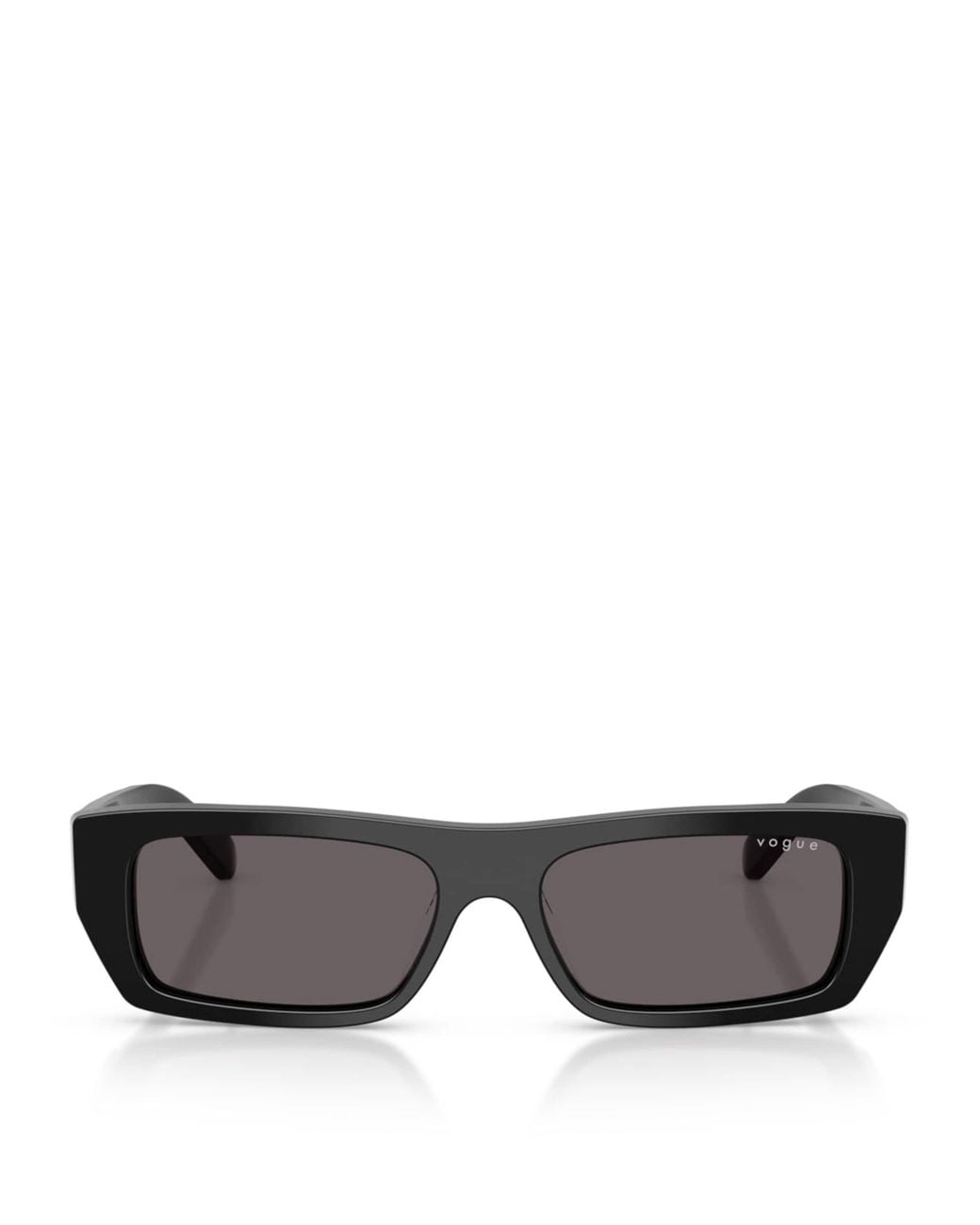 Vogue Rectangular Sunglasses in Grey | Lyst Canada