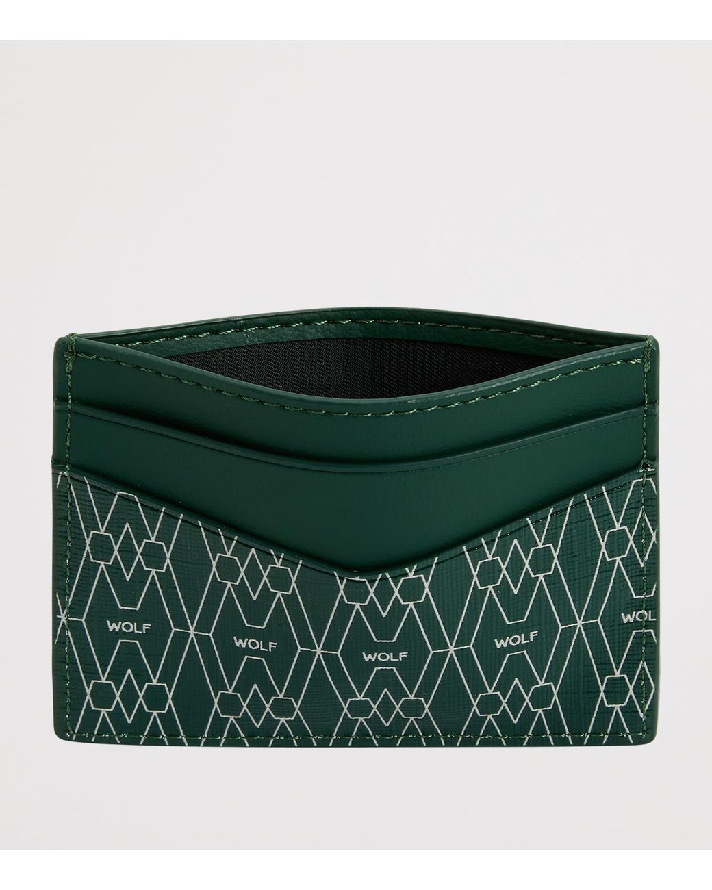 Wolf Signature Card Holder in Green | Lyst UK