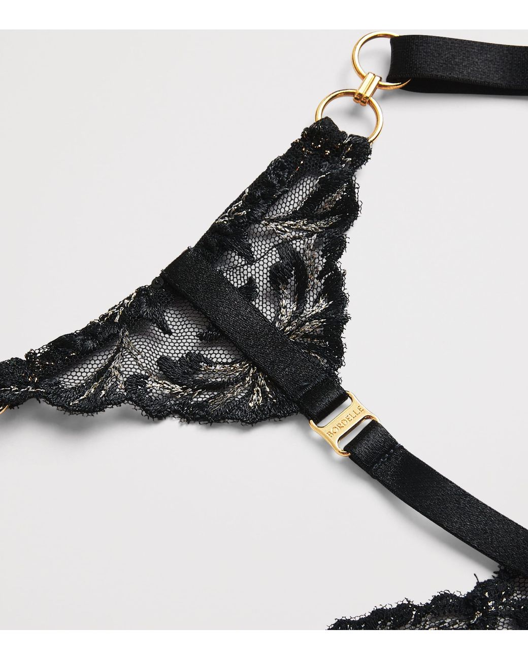 Bordelle Theia Strap Thong in Grey | Lyst UK
