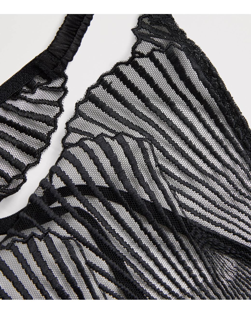 Coco De Mer Athena Open Thong in Black | Lyst