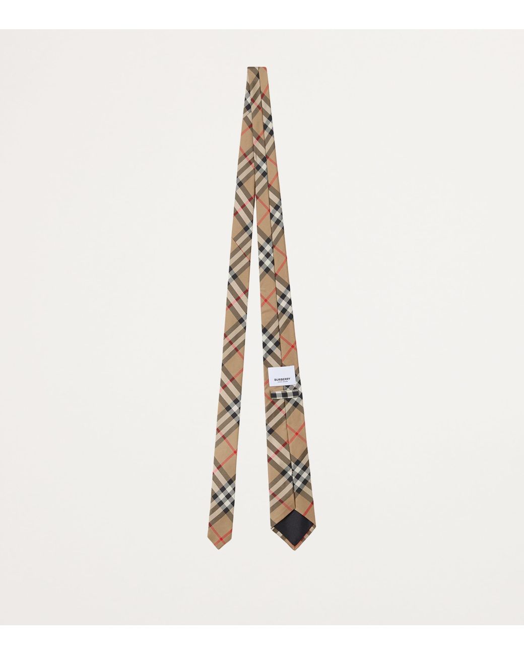 Burberry Silk Vintage Check Tie in Metallic for Men | Lyst UK