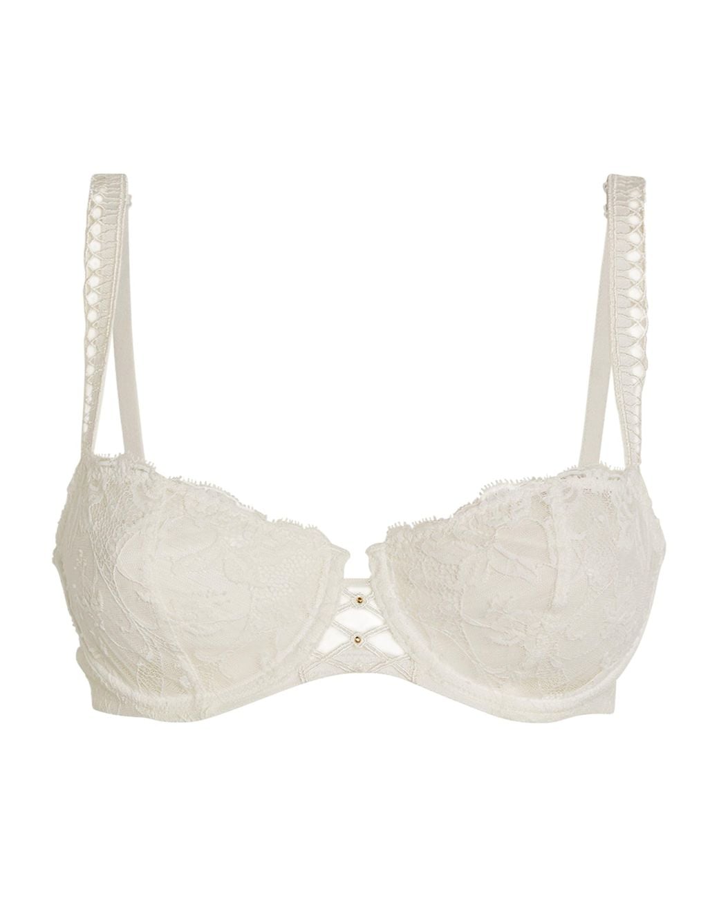Aubade Kiss Of Love Half-Cup Bra in Natural | Lyst