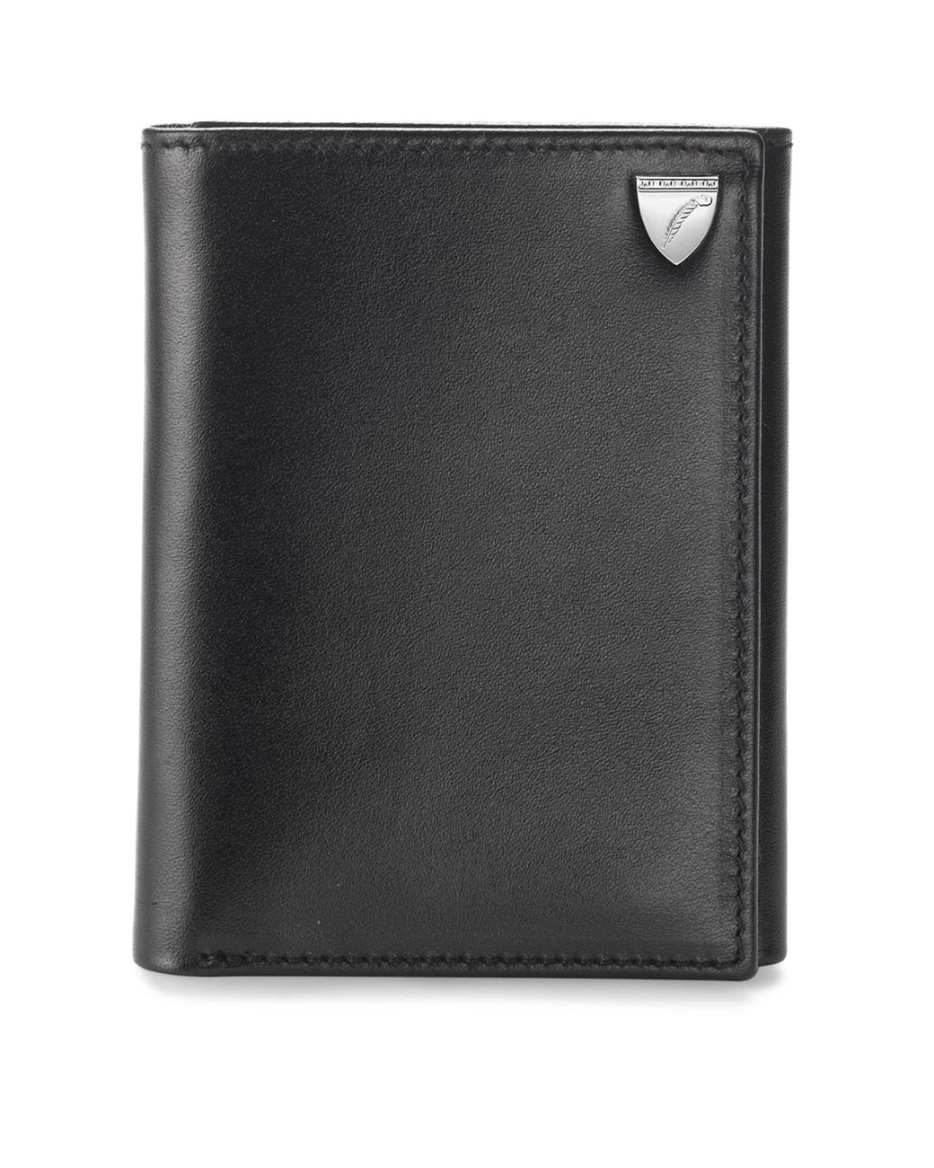 Aspinal of London Leather Trifold Wallet in Black for Men | Lyst UK