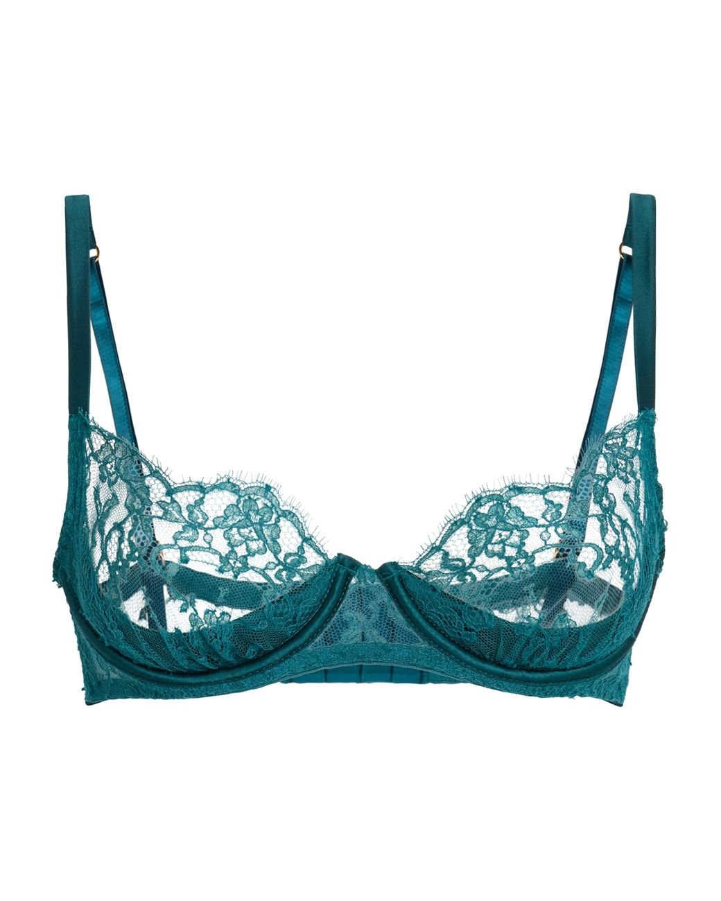 Coco De Mer Nilima Balcony Bra in Blue | Lyst