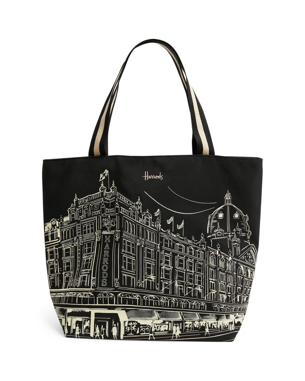 Harrods Corner View Tote Bag in Black | Lyst