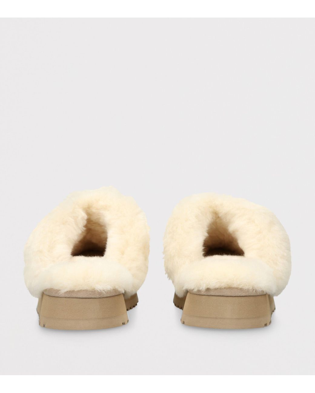 UGG Disquette Slippers in Natural | Lyst UK